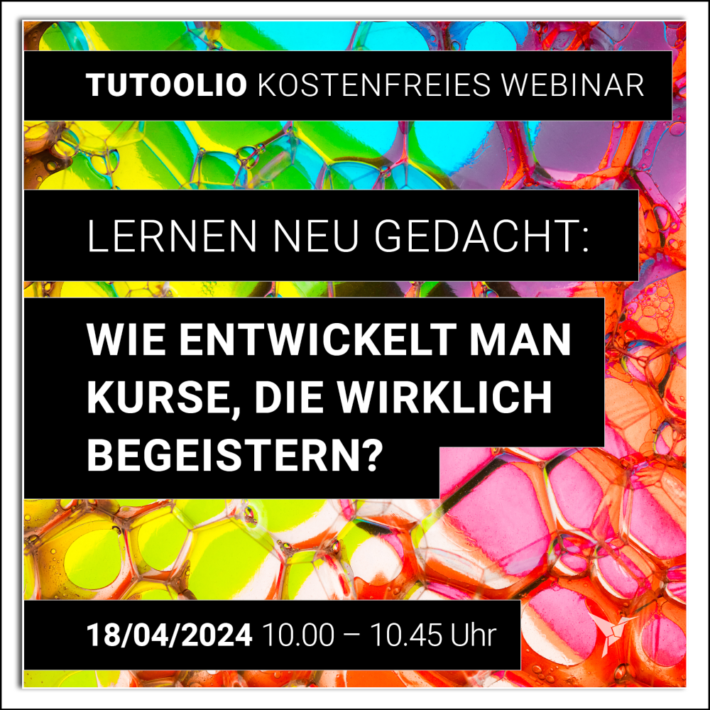 Webinare- Lernen Sie TUTOOLIO kennen